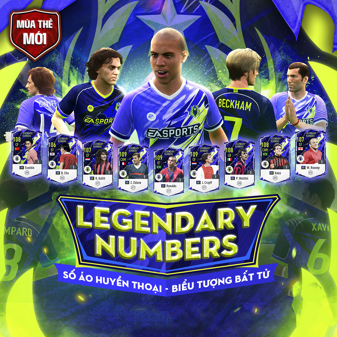 Top những cầu thủ vẫn còn hữu dụng mùa thẻ Legendary Numbers - FC...
